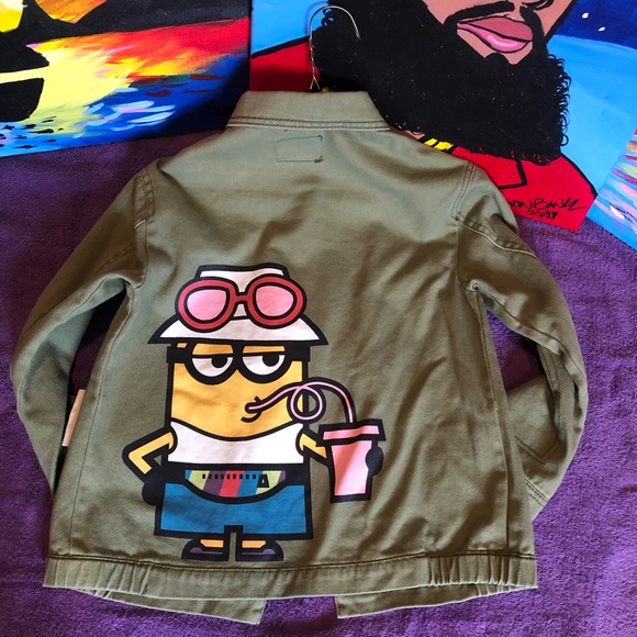 Zara | Jackets & Coats | Zara Minions Jacket | Poshmark